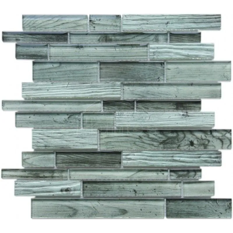 wooden look tile,wall backsplash tile,linear backsplash tile