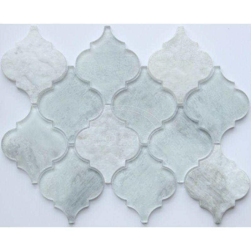 polished tile,glass mosaic tile,arabesque mosaic tile