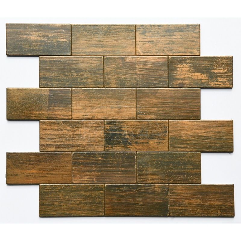 copper looking tile,adhesive wall tile,interior tile