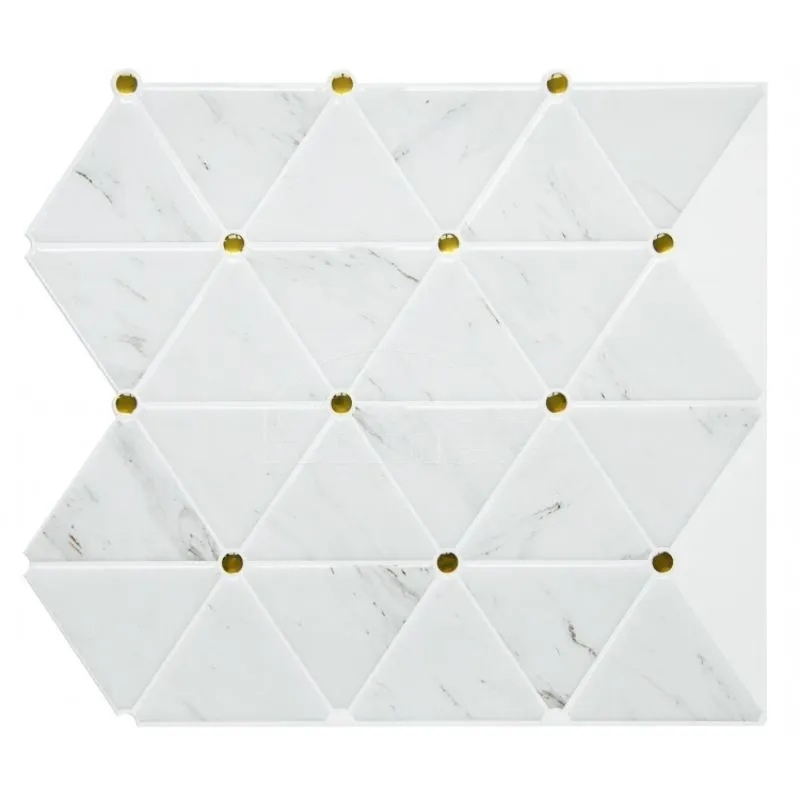 peel and stick tile,marble looking tile,triangle mosaic tile
