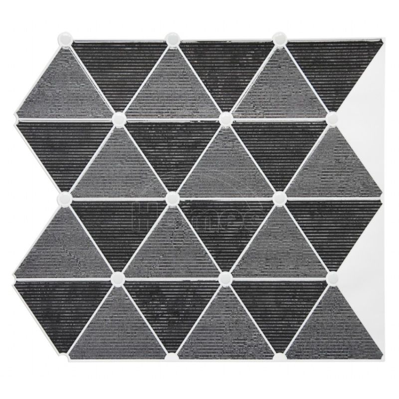 peel and stick tile,marble looking tile,triangle mosaic tile