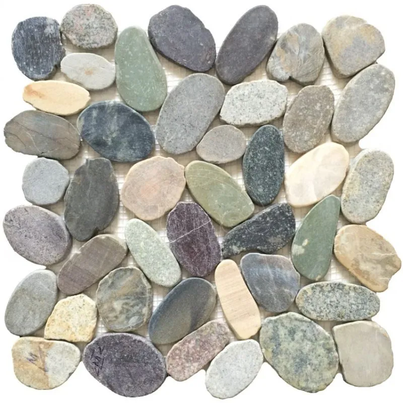 mosaic tile,pebble stone tile,mesh mounted tile