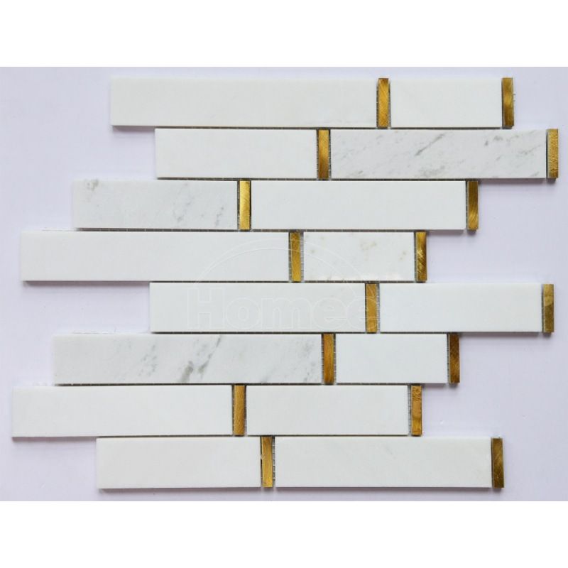 natural marble tile,brick joint tile,mosaic wall tile
