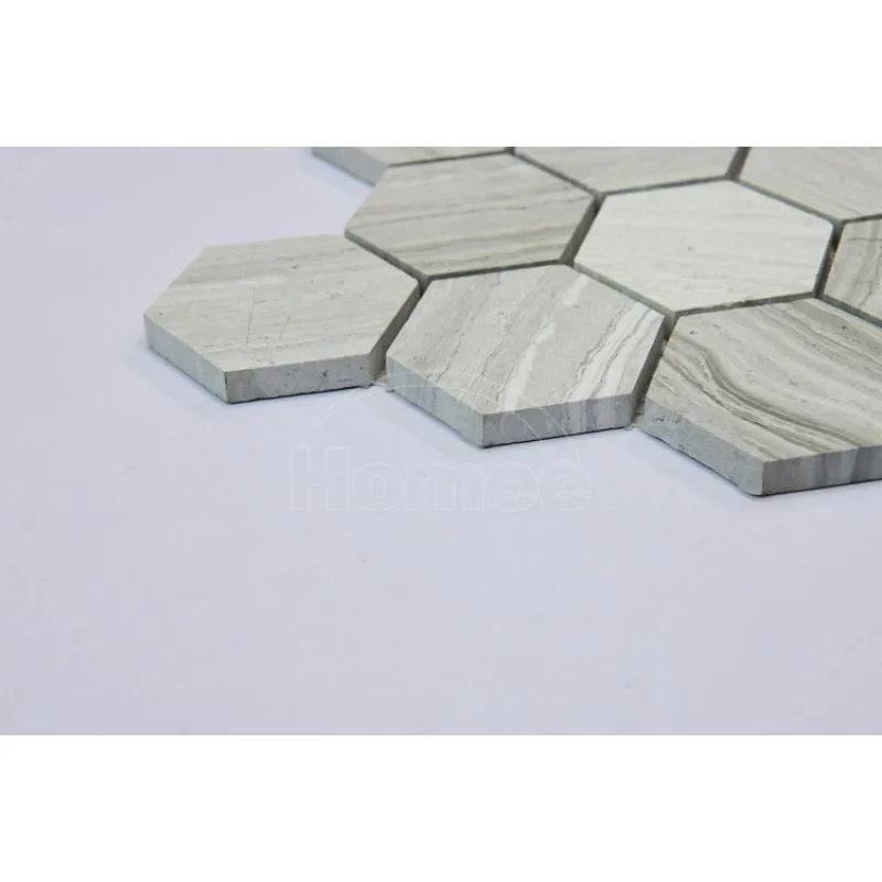 beige mosaic tile,hexagon tile,marble wall tile