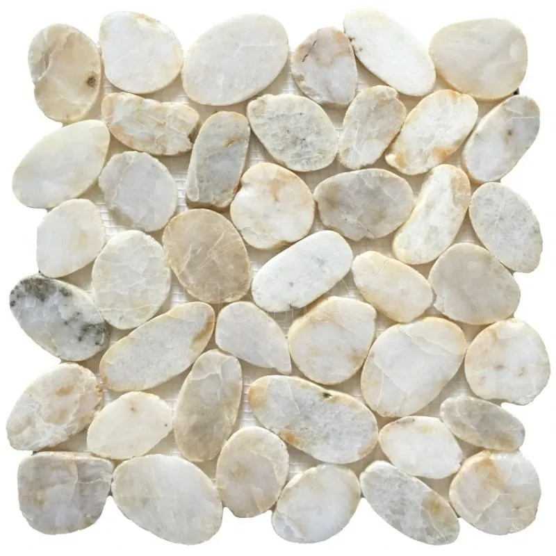 mosaic tile,pebble stone tile,mesh mounted tile