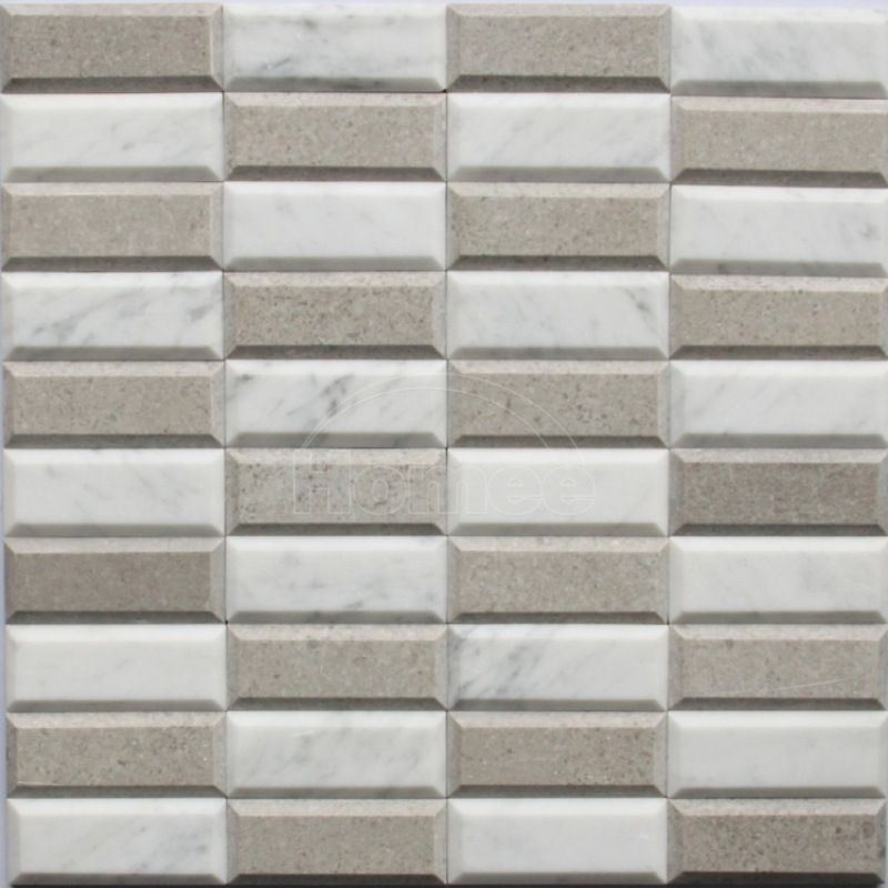 rectangular tile,mesh mounted tile,stone tile