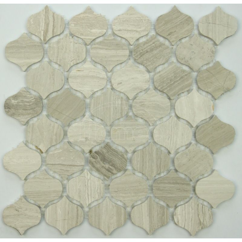 carrara white tile,arabesque lantern tile,marble mosaic tile