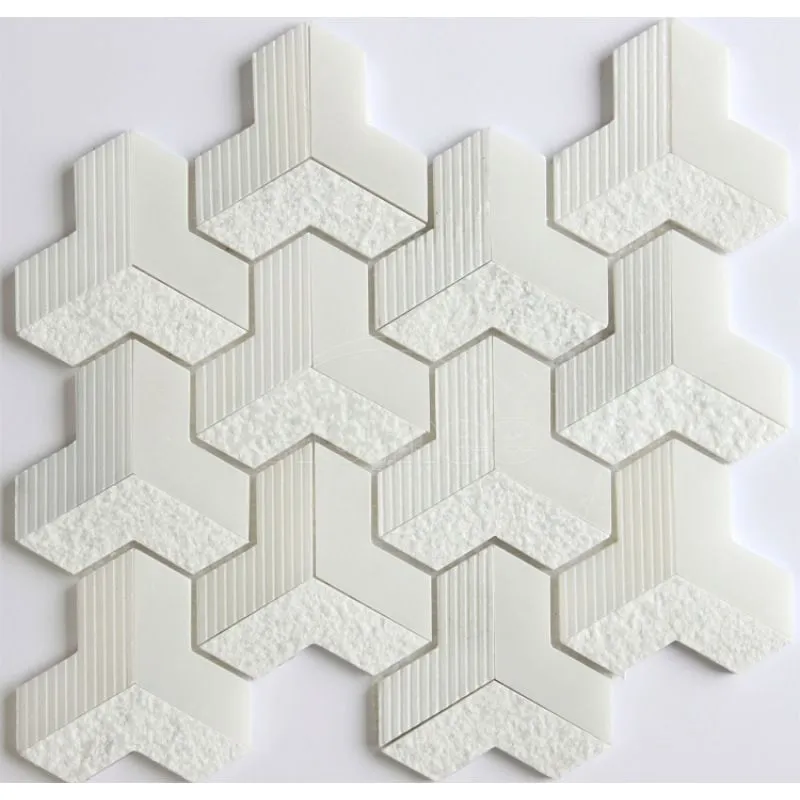 white mosaic tile,marble mosaic tile