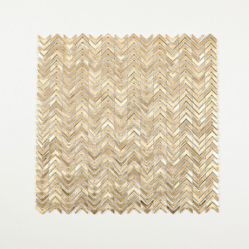 gold metal aluminum mosaic,aluminum mosaic