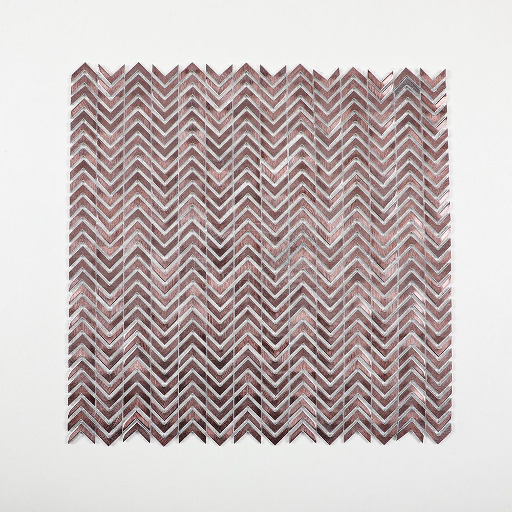 wavy aluminum mosaic,aluminum mosaic