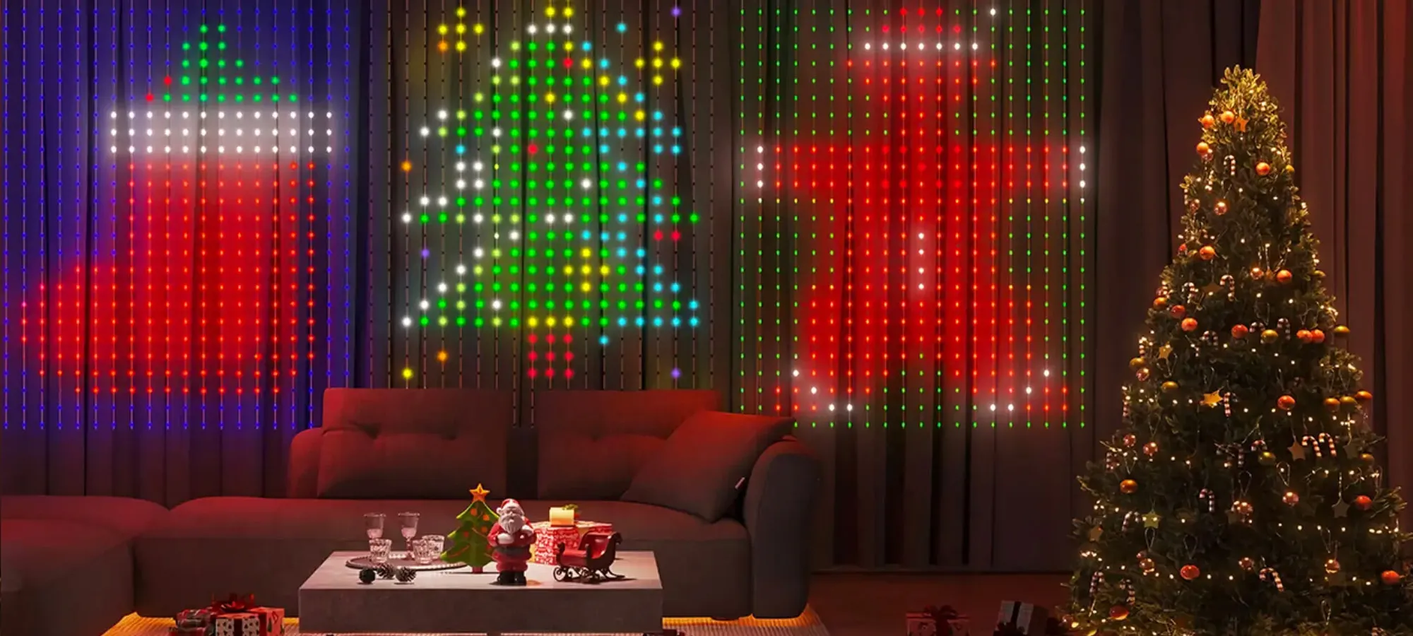 Smart Curtain Lights | Dynamic DIY Window String Lights