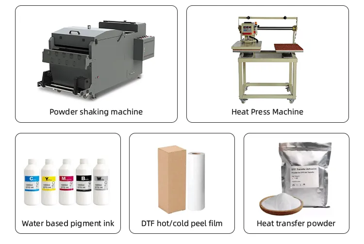 DTF Printer, DTF Printer 60cm, DTF Printer Printing Machine