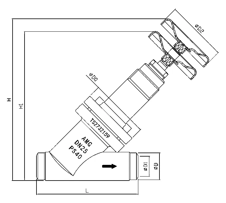 Straight Through Stop Check Valve, Check Valve, Stop Check Valve