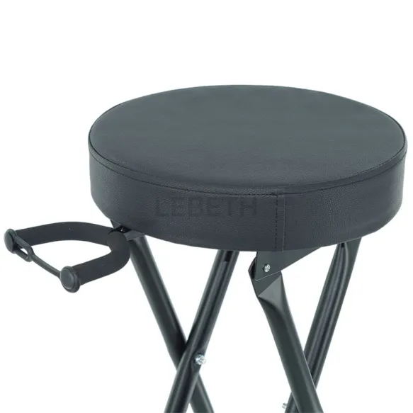 "Foldable Guitar Stool - Comfortable and Portable Seating for Guitarists"