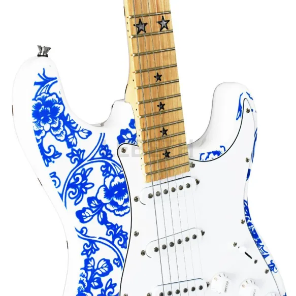 "ST Sticker Electric Guitar: Express Your Style with a Unique and ...
