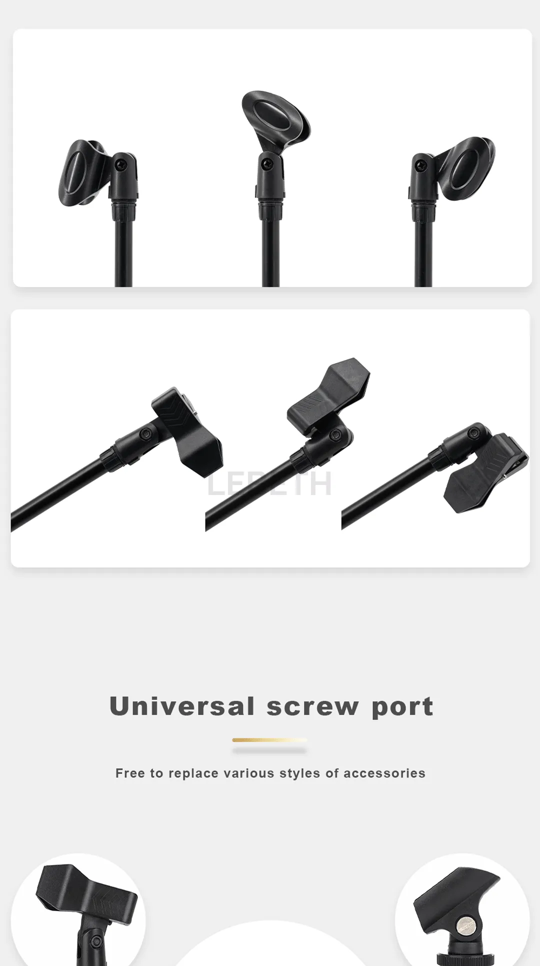 "Factory Wholesale Foldable Microphone Display Stand for Multiple Uses"