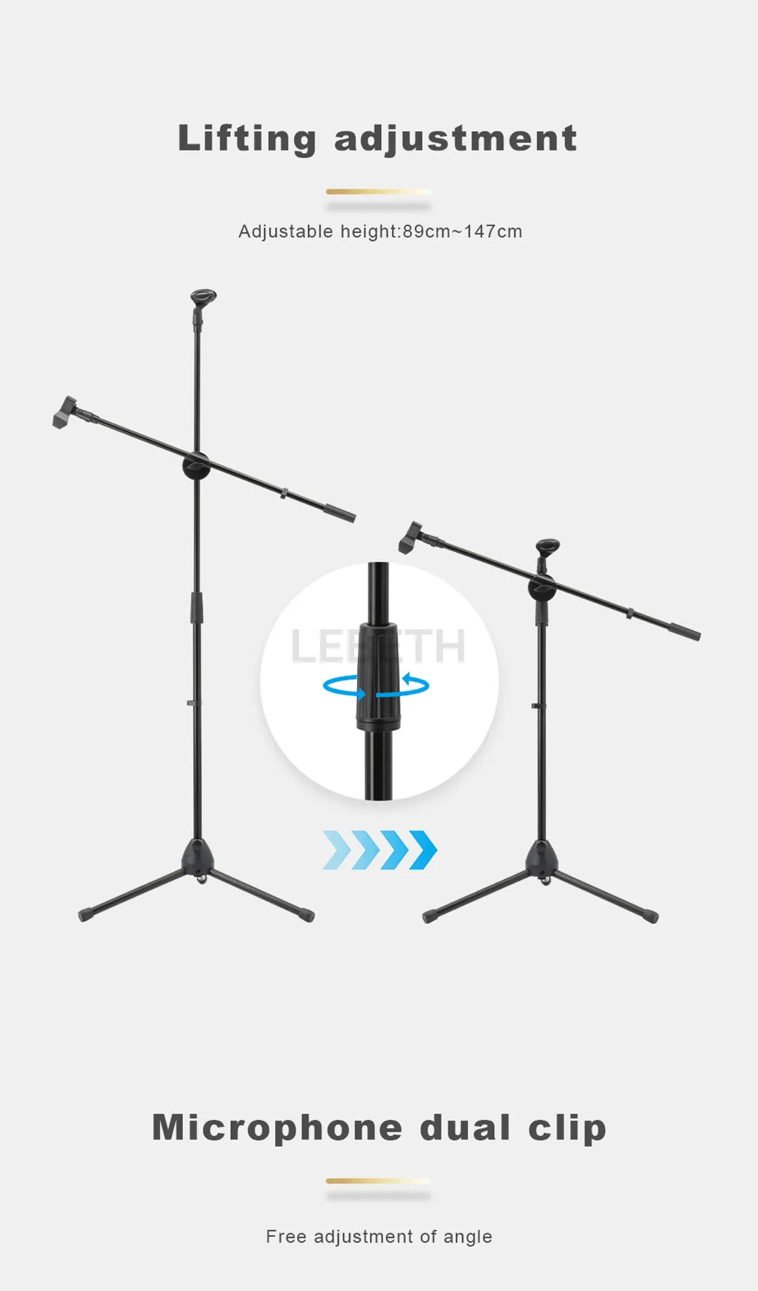 "Factory Wholesale Foldable Microphone Display Stand for Multiple Uses"