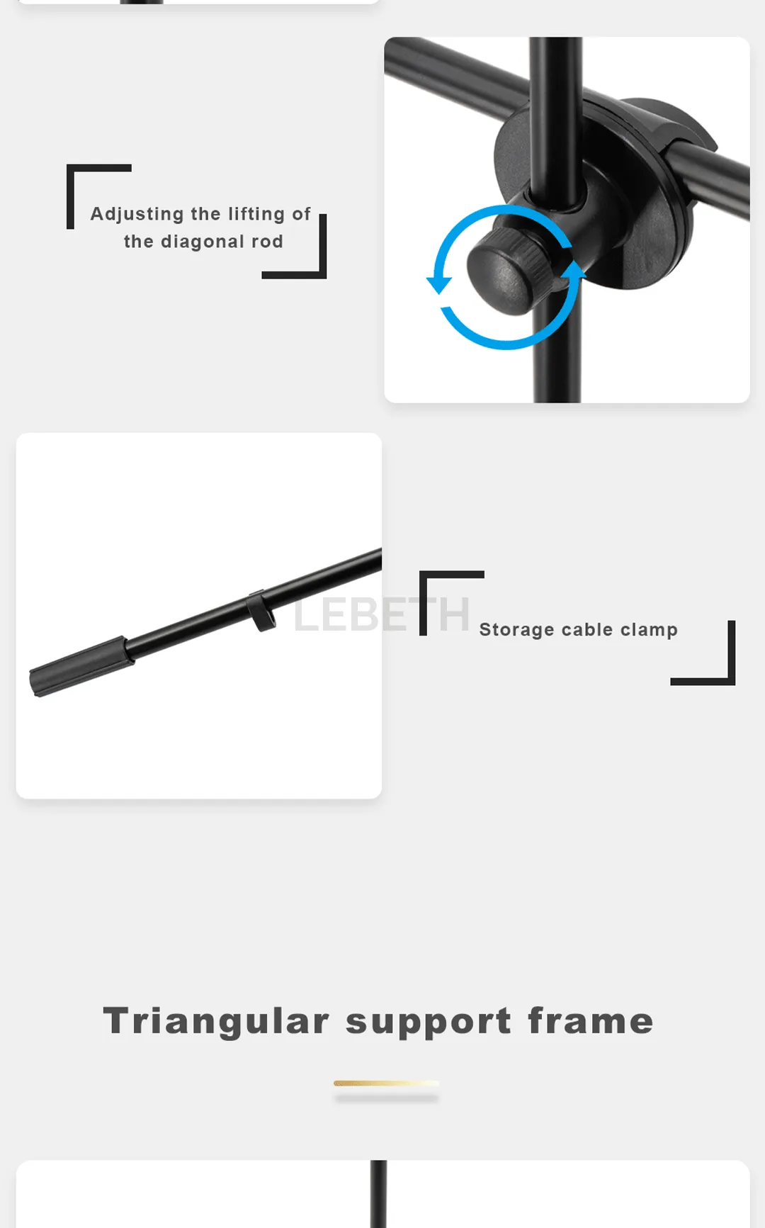 "Factory Wholesale Foldable Microphone Display Stand for Multiple Uses"