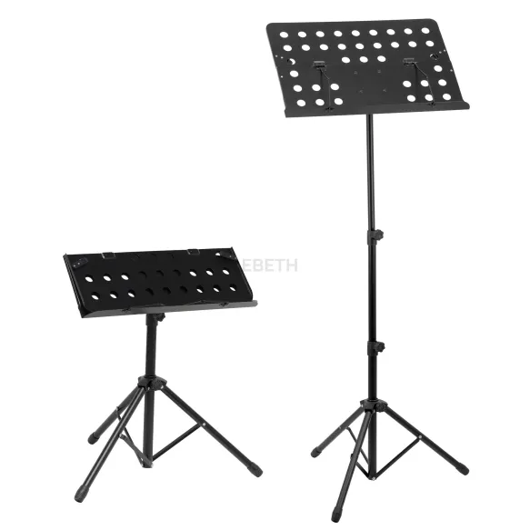 Telescopic folding music stand