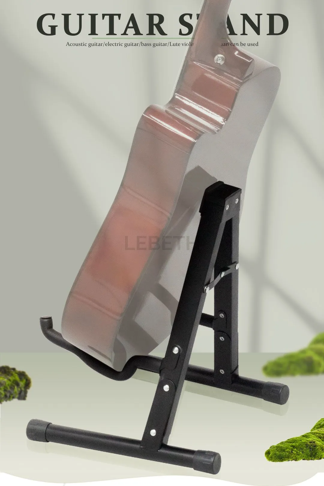 Adjustable Folding A Shape Guitar Stand