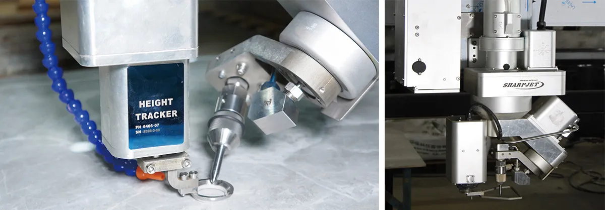 Sharpjet height mapper and height tracker