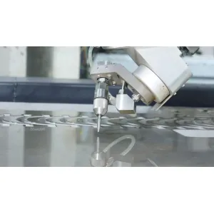 Sharpjet waterjet, 5 axis 3D cutting head, tilt cutting