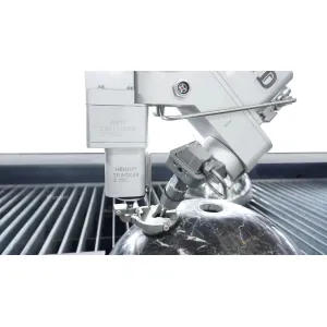 Sharpjet waterjet, 5 axis 3D cutting head, tilt cutting