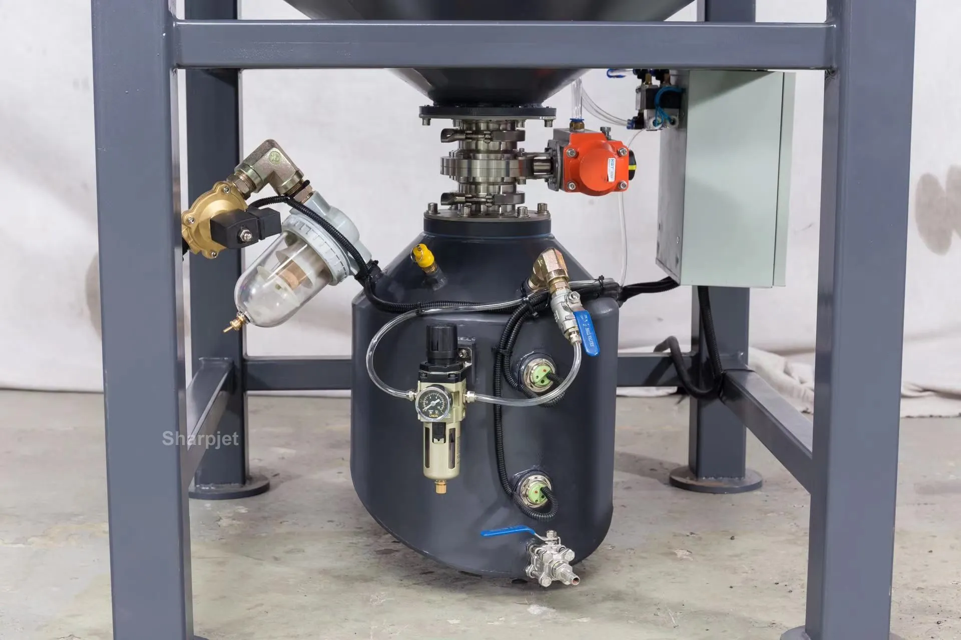 Abrasive hopper， water jet machine，Abrasive cutting