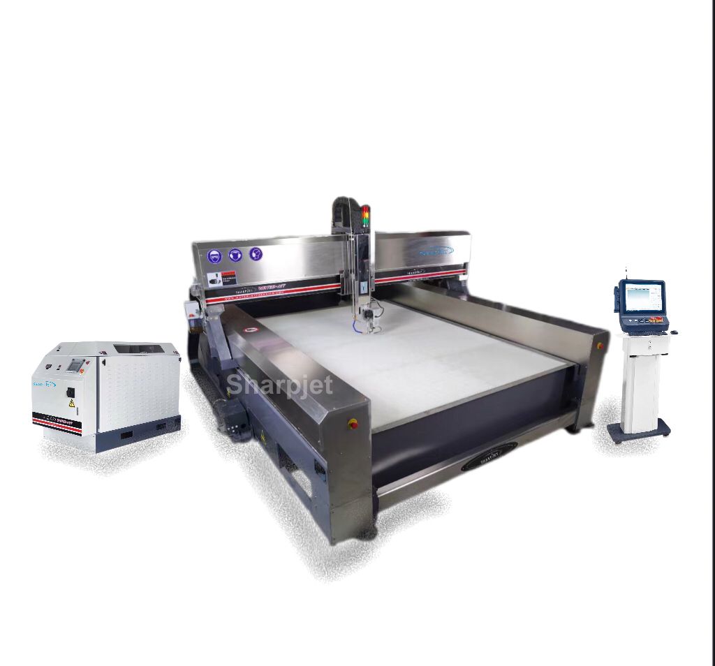 Pure water jet cutting