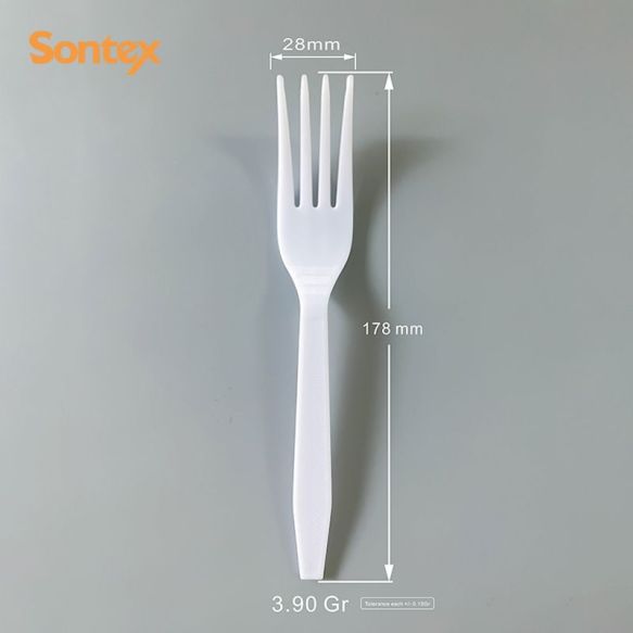 PP Fork-Reusable heavy duty cutlery in PP material