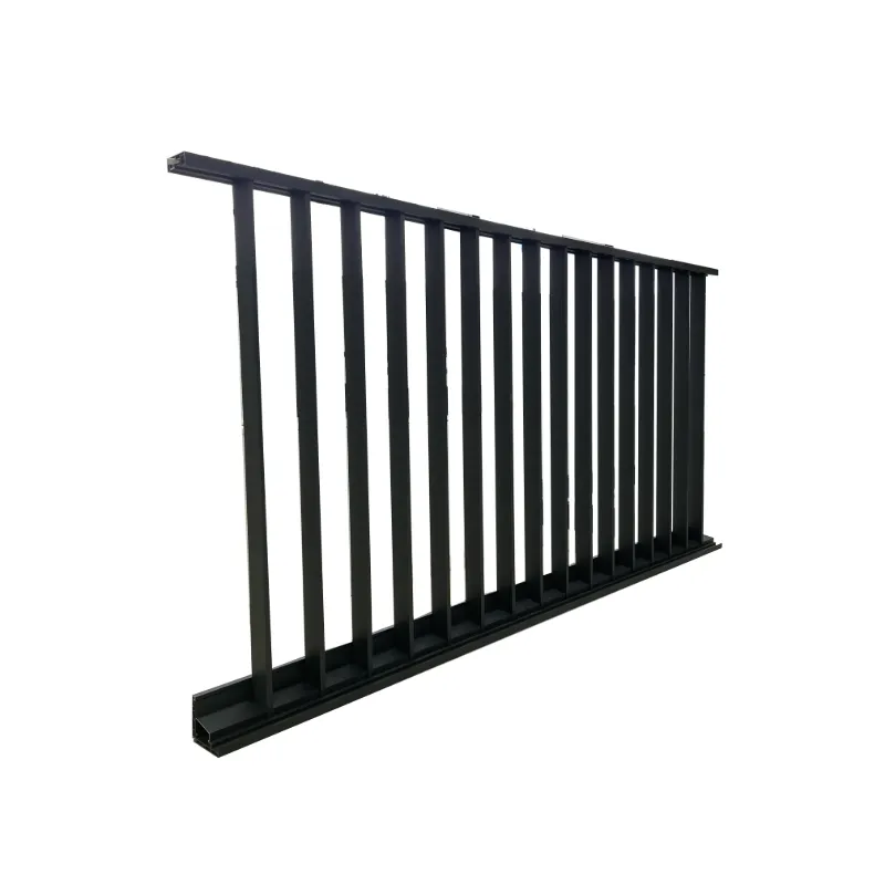 Outdoor Garden Fence Aluminum Railing with LED Light- SmartArt