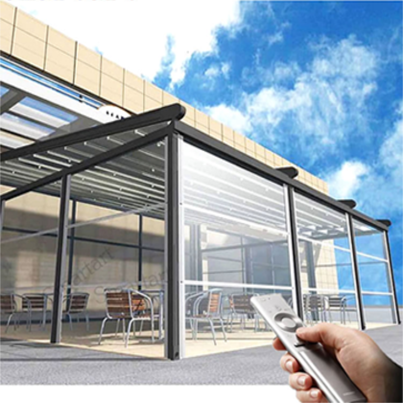 Automatic Motorized Glass Window - SmartArt