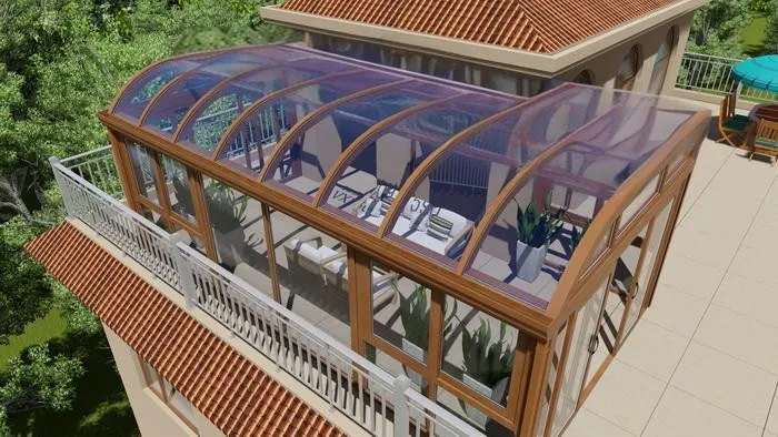 How does modular design influence the durability of an automatic sunroom？