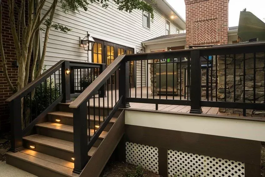 What is a deck handrail？