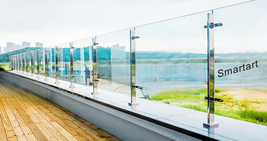 Material quality of Smartart stainless steel glass railing