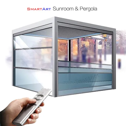 Automatic Motorized Glass Window - SmartArt