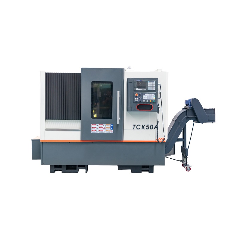 TCK50A Horizontal Metal Slant Bed CNC Lathe Machine turning center