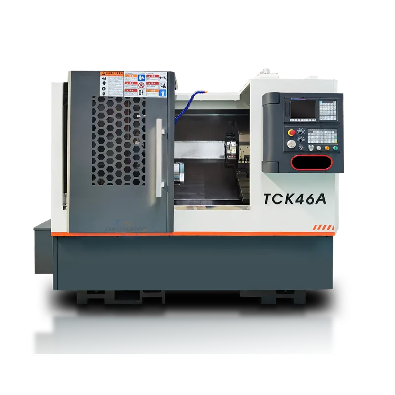 TCK46A SMALL Slant bed CNC Lathe MACHINES FACTORY