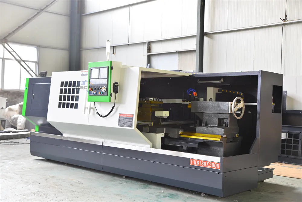 CK6163 CK6180 Heavy duty large cnc lathe machine factory