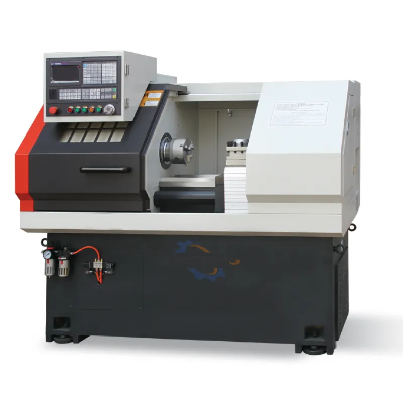 small mini horizontal metal CNC Lathe CK6130 good price