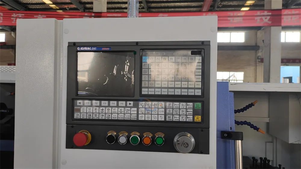 small mini horizontal metal Linear Rail CNC Lathe H32