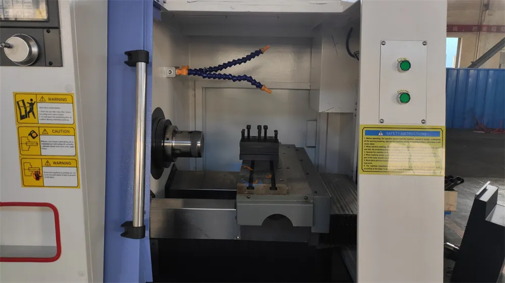 small mini horizontal metal Linear Rail CNC Lathe H32