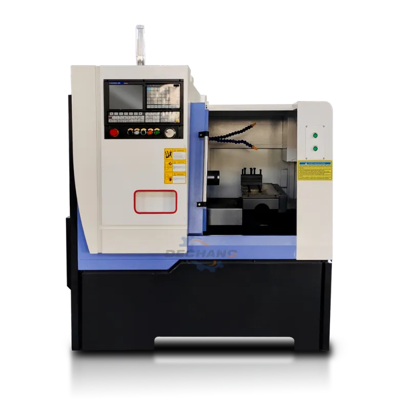 small mini horizontal metal Linear Rail CNC Lathe H32