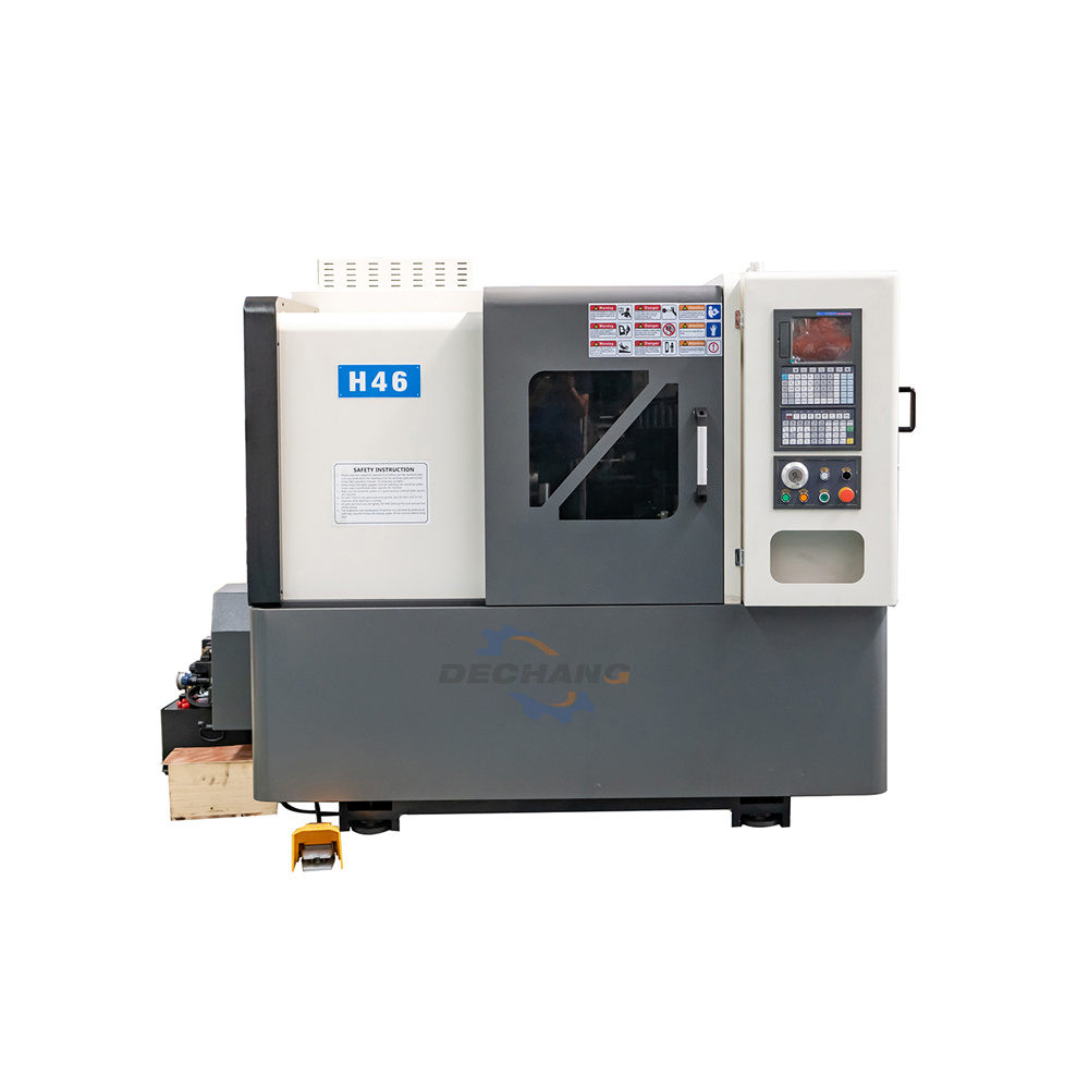 small mini horizontal metal Linear Rail CNC Lathe H36 H46