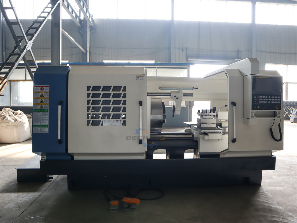 QK1343 Big Bore CNC Pipe Thread Lathe Machine factory