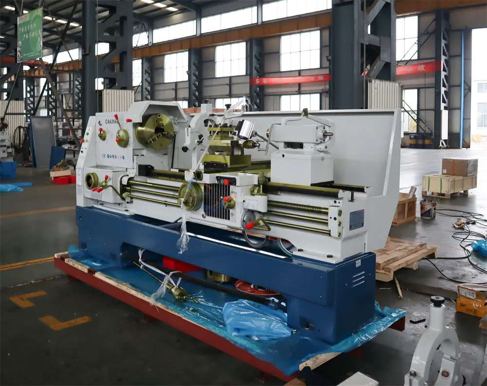 CA6166 CA6266 metal universal Gap Bed Lathe Machine manufacturer