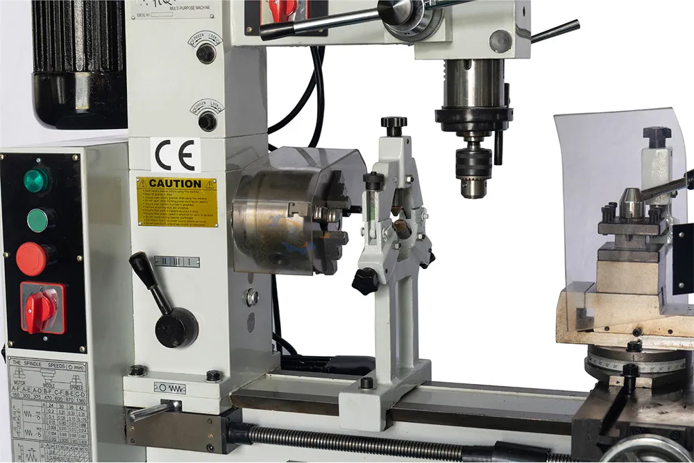 HQ500 HQ800 Combination Mill Drill Lathe Machine supplier