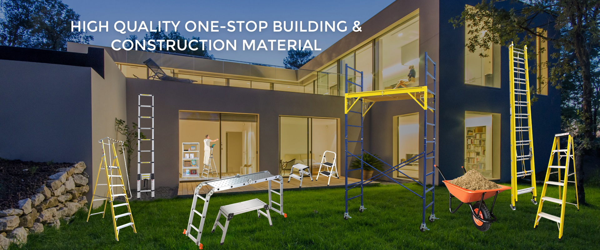 Fiberglass Ladders Slip-resistant Safety Standards Factory Price