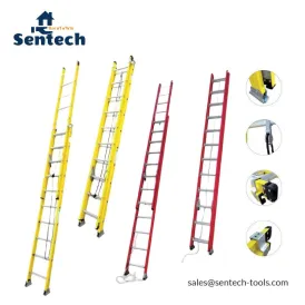 Extension Ladder, Fiberglass, Insulative
