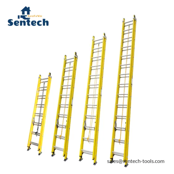 Extension Ladder, Fiberglass, Insulative